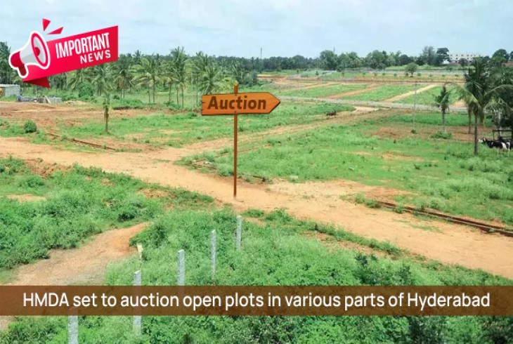 HMDA is Set to Auction Open Plots in Various Parts of Hyd