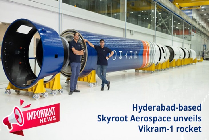 Hyderabad’s Skyroot Reveals Its Latest Rocket Vikram-1