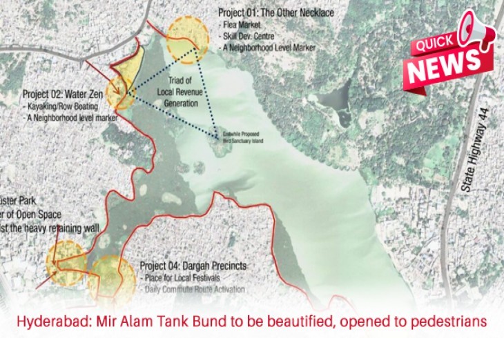 Mir Alam Tank Bund to Be Beautified and Open for the Public