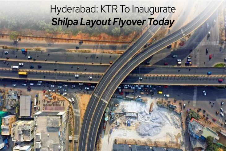 Telangana Minister KTR to Inaugurate Shilpa Layout Flyover